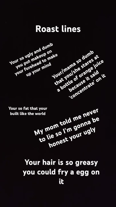 Good roast lines - YouTube