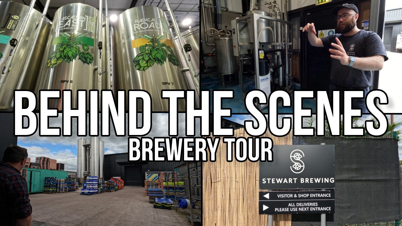 The Tour Experience - BEHIND THE SCENES @ Stewart Brewing HQ ...