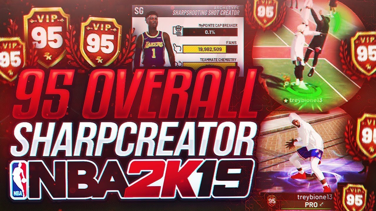 I GOT 95 OVR WITH MY SHARPSHOOTING SHOT CREATOR! REBIRTH UNLOCKED ...
