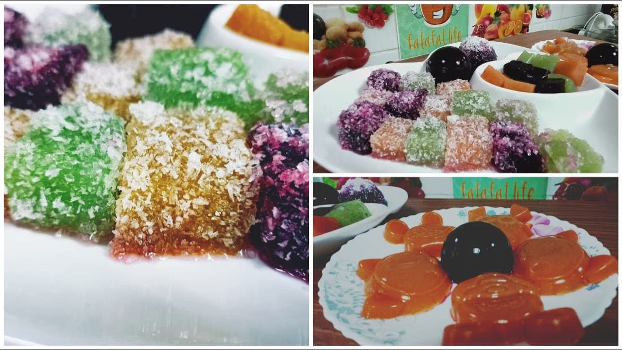 Vegetable Jelly // No Gelatin // No Jelly Powder // No Food Color - YouTube