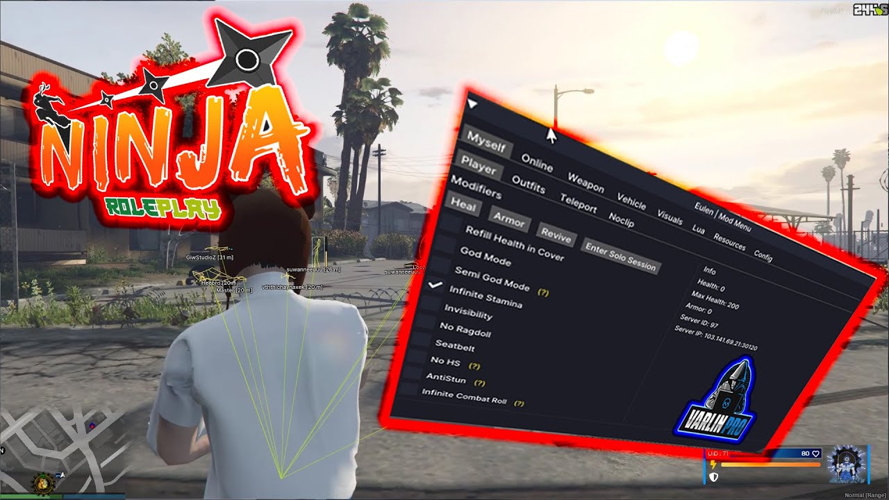 โปร FiveM Hack GTA V | สอนเสกของเบื้องต้น| สอนเสกกาชาปอง| ล็อกหัว ...