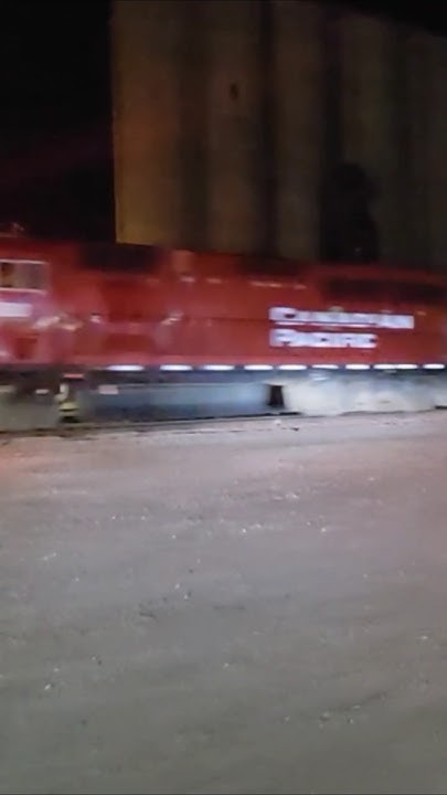 K41 rolling passed Britt Iowa late at night with CP 2256, KCS 3961, and CP 5031! #train #railfan ...