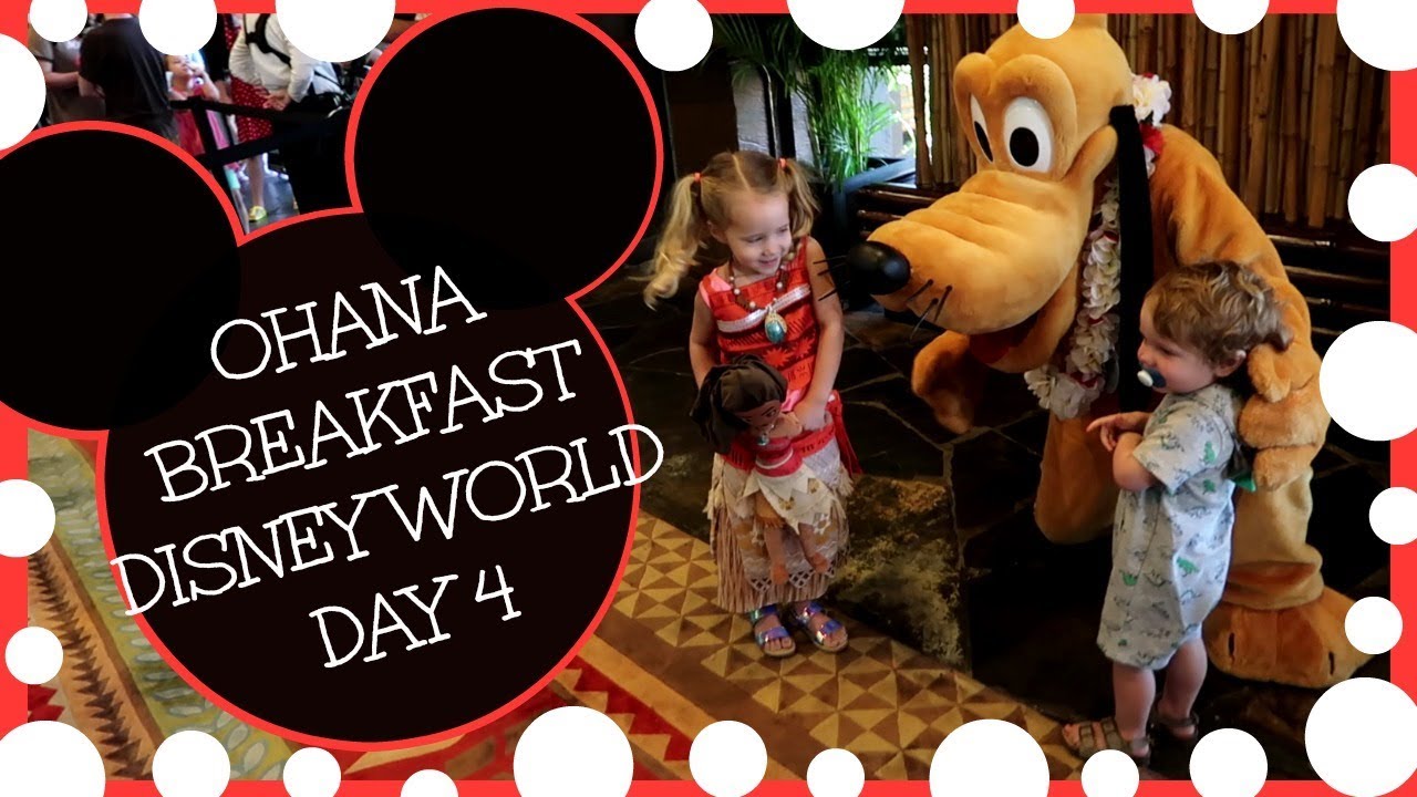 DISNEY WORLD VLOG | Ohana Breakfast at the Polynesian | Meeting Goofy ...