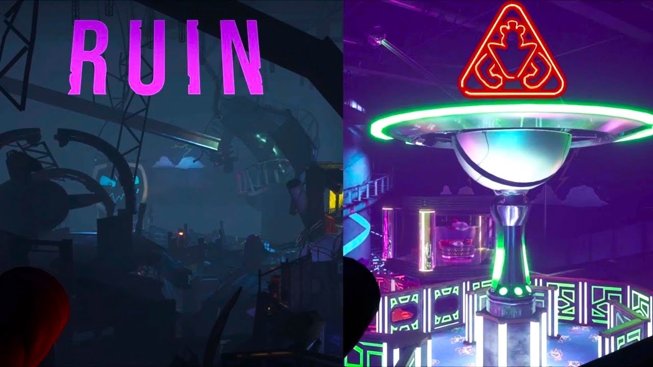 RUIN locations in Original Security Breach (with RUIN animatronics ...