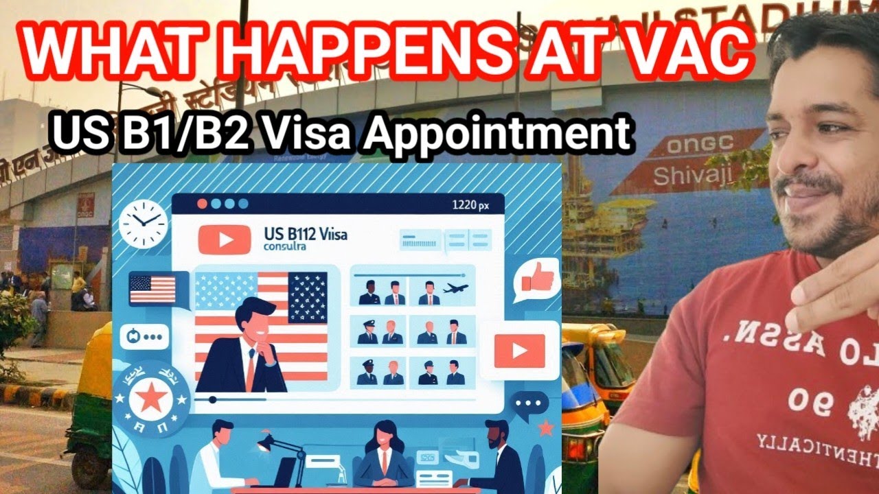 What happens at the VAC ? | US B1/B2 Visa Appointment - YouTube
