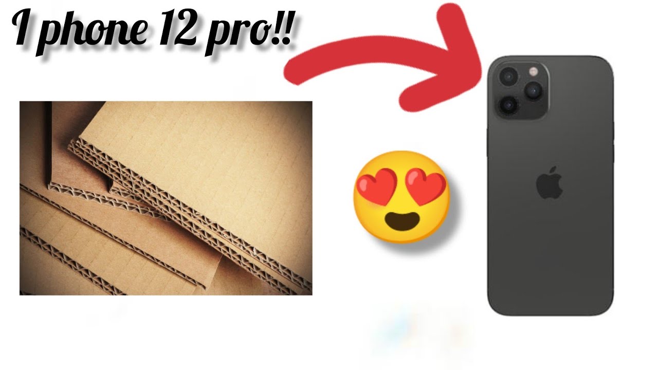 Making I phone 12 pro.. cardboard & packet hacks best from waste. I ...