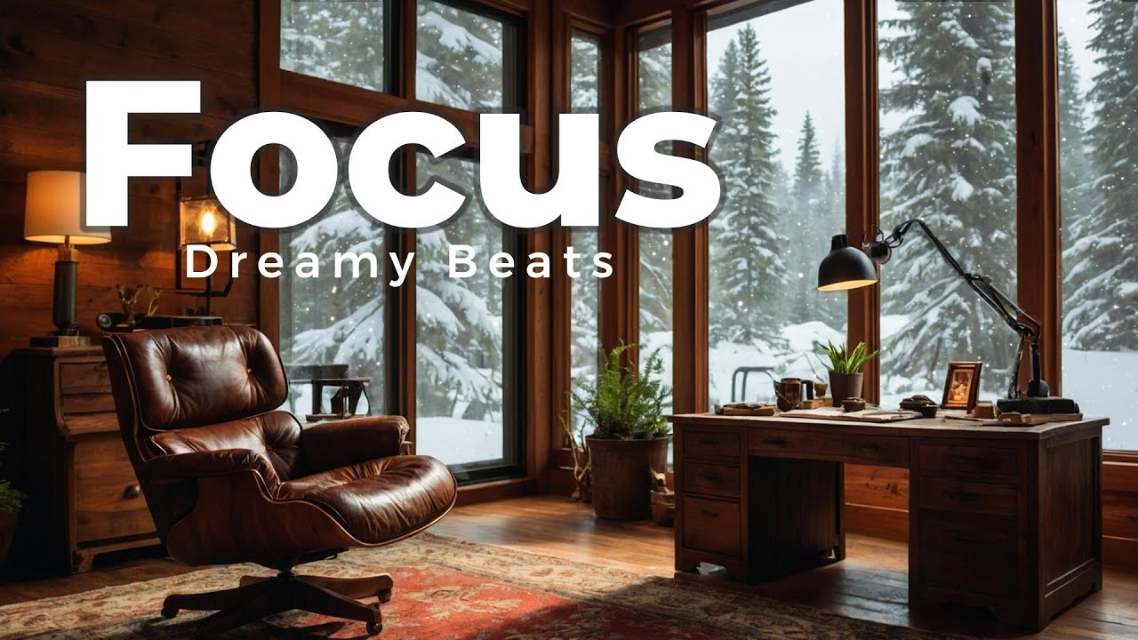 Relaxing Focus Music | Dreamy Snowy Beats & Soothing Rhythms for Study ...