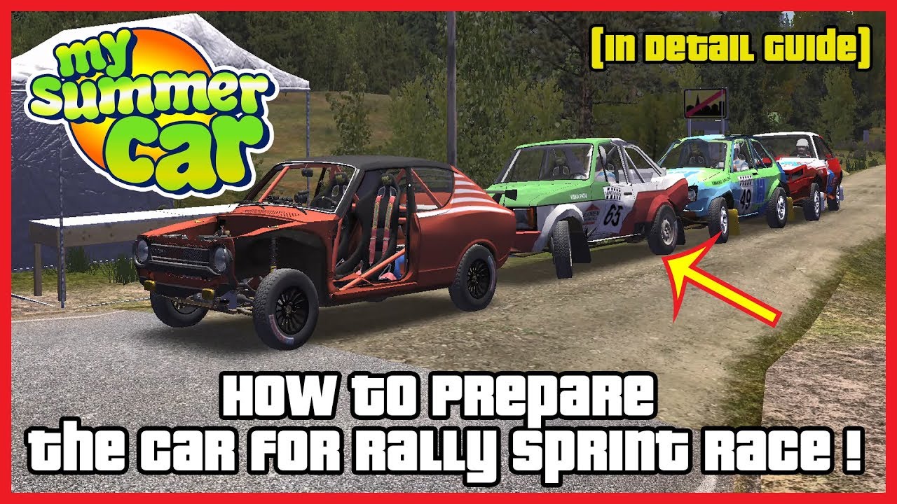 My Summer Car - How To Prepare The Car For Rally Sprint Race ! (In ...