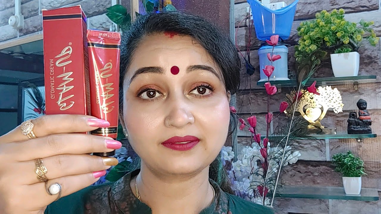 GLAM-UP moisturising light makeup cream review and demo l # ...