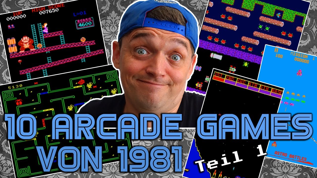 10 Arcade Games von 1981 (Teil 1) - YouTube