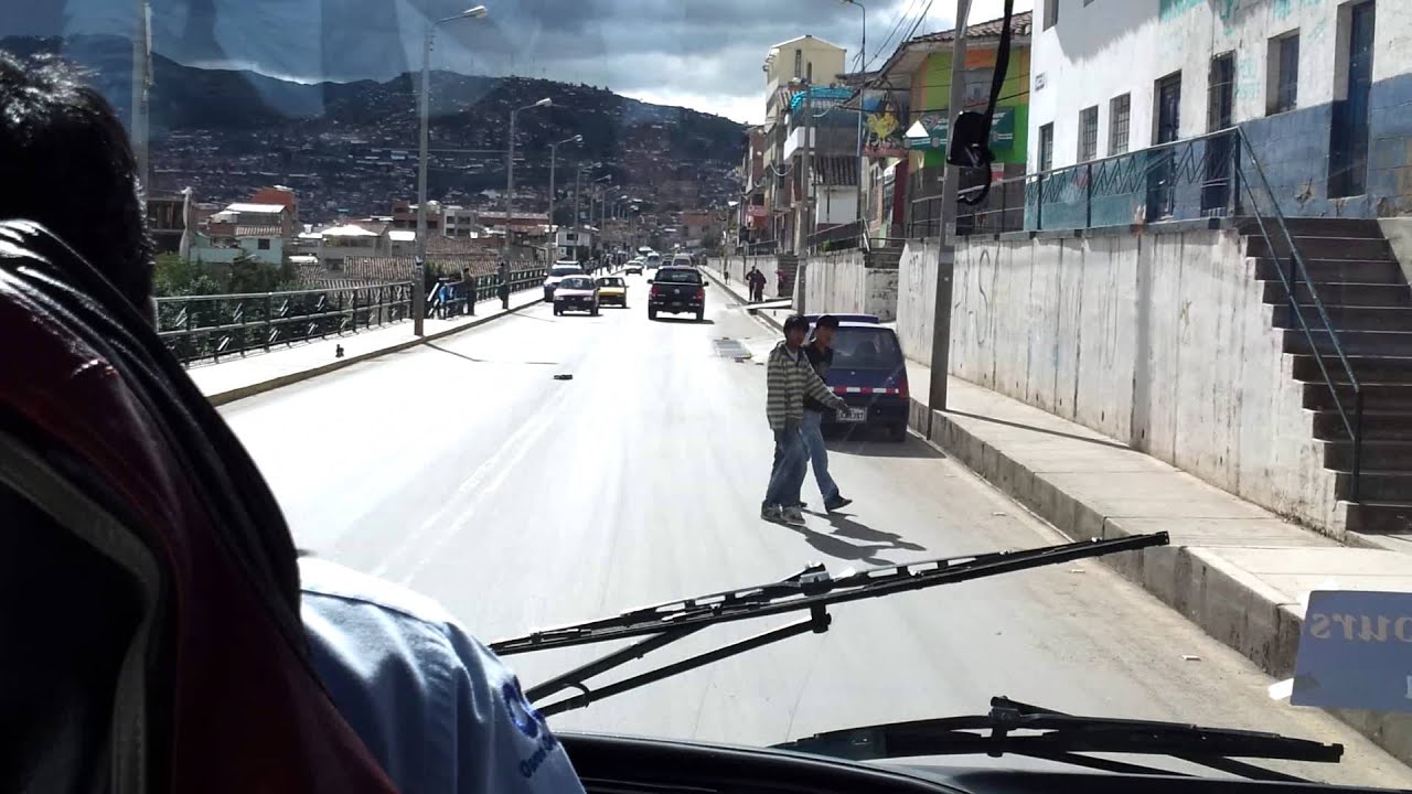 Driving in Cusco Peru - YouTube