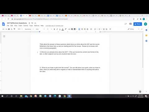 SAT Reflection Questions - YouTube