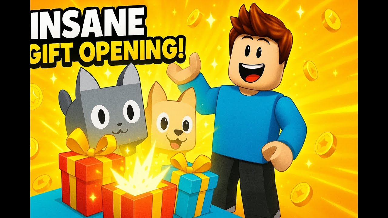 INSANE PET SIM 99 GIFT OPENING - YouTube
