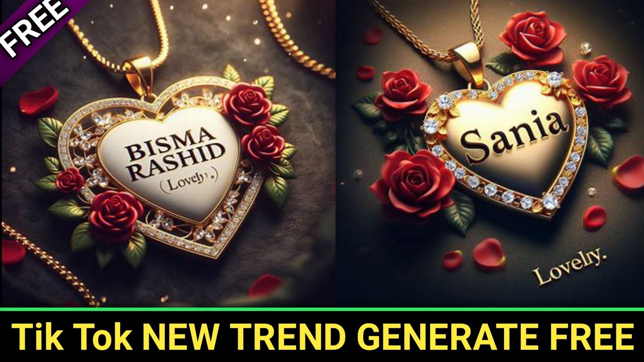 How to Create Couple Name On heart Ai images | Bing image generator ...