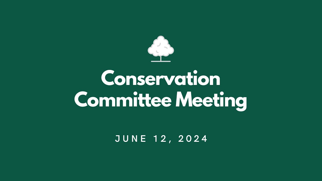 Conservation Committee Meeting - June 12, 2024 - YouTube