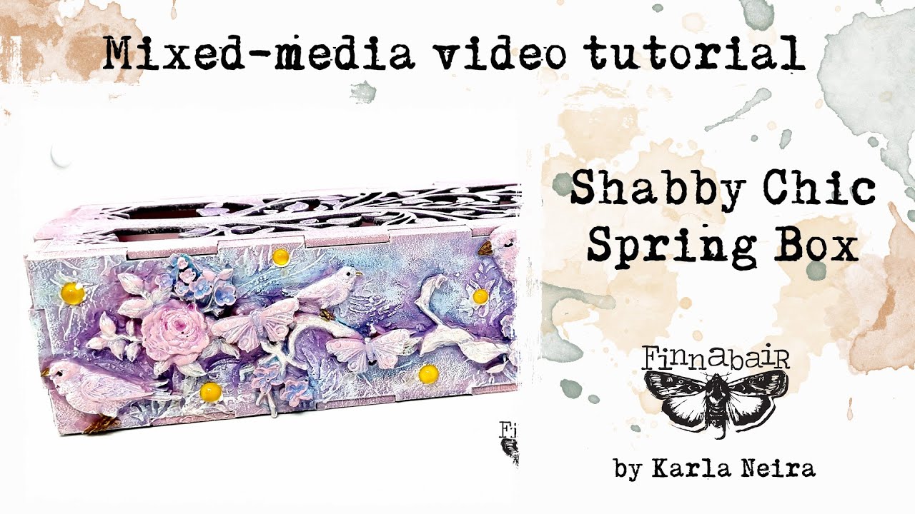 Shabby Chic Spring Box By @kndetallesconestilo591 - YouTube