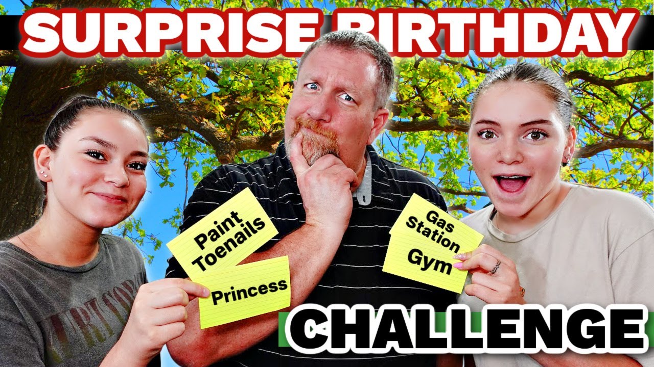 Surprise Birthday Challenge! - YouTube