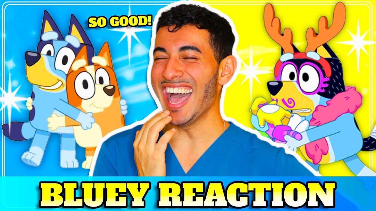 Bluey REACTION - BEST KIDS SHOW EVER? Real Doctor REACTS to Bluey ...