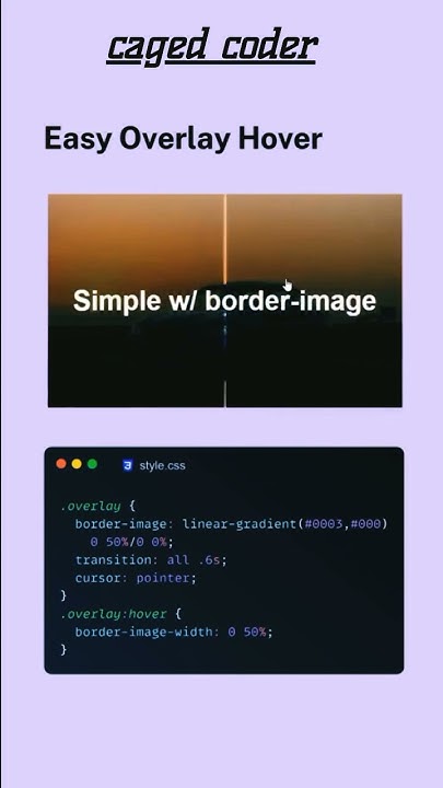 Overlay Hover Using Css Webdevelopment Html Css Htmlcss Htmlcsswebsite Webdesign
