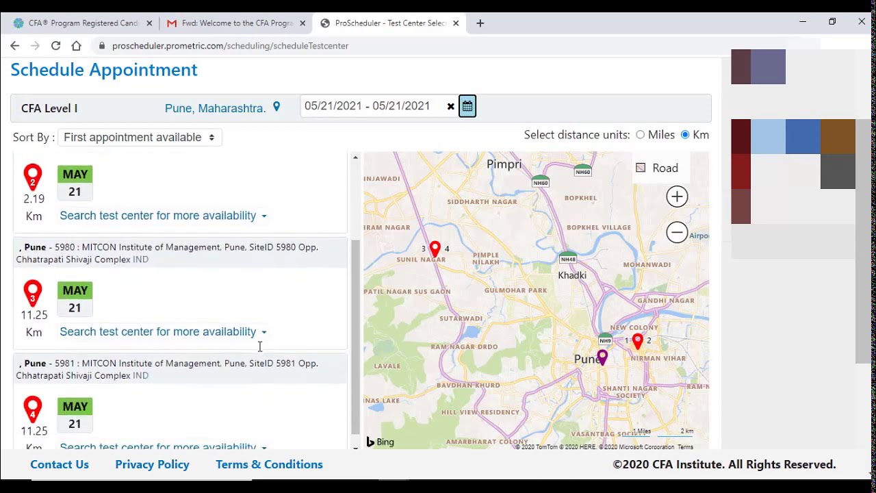 How to Schedule Your CFA Exam - Live Demo of Scheduling CFA Exam | CBT ...