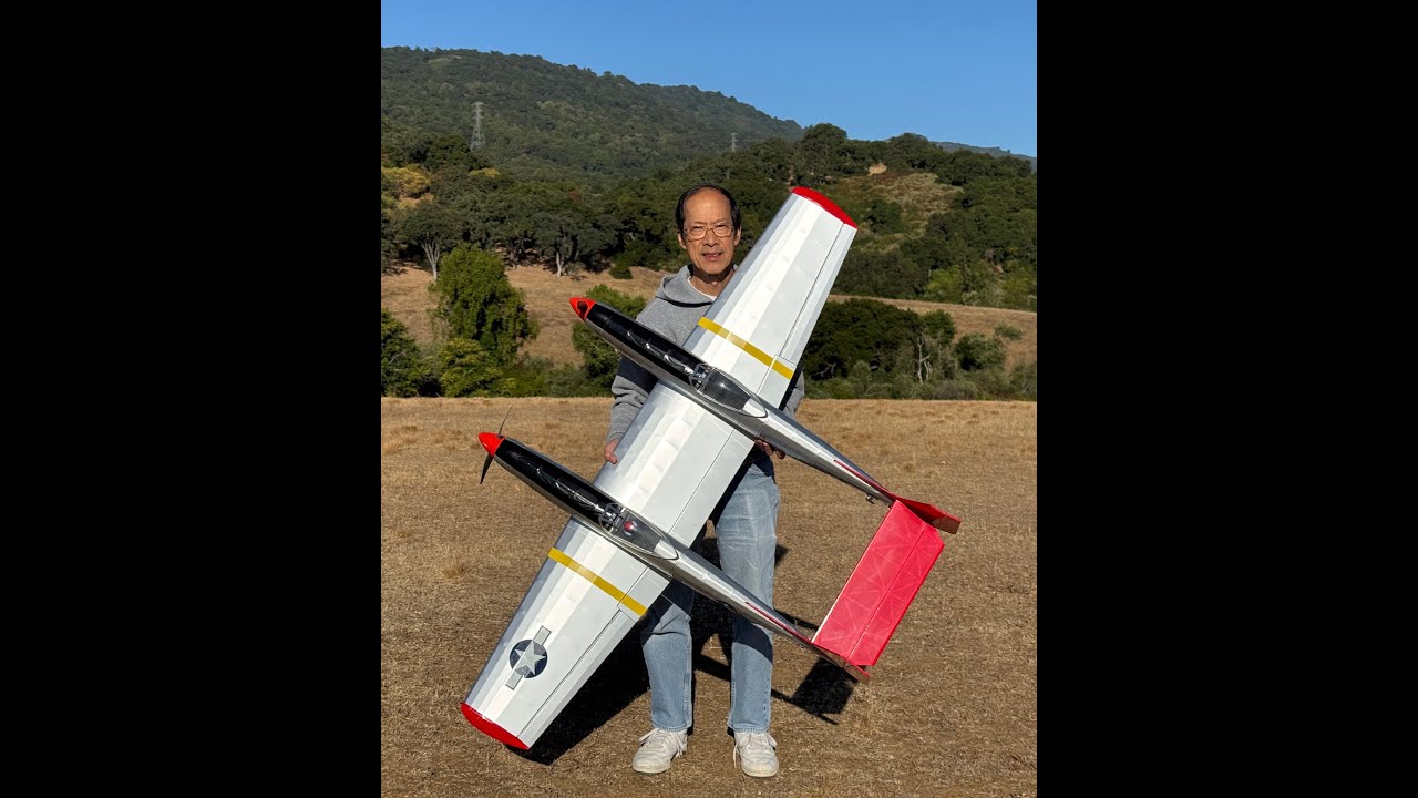 F-82 Twin Mustang Scratch Build Model Aircraft Flight on 18 June 2025 ...