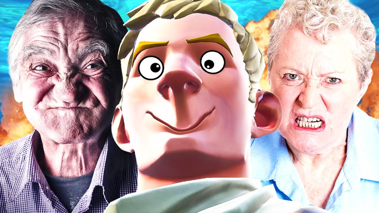 GRANDMA & GRANDPA BREAK UP ON FORTNITE! (XboxAddictionz Fortnite ...