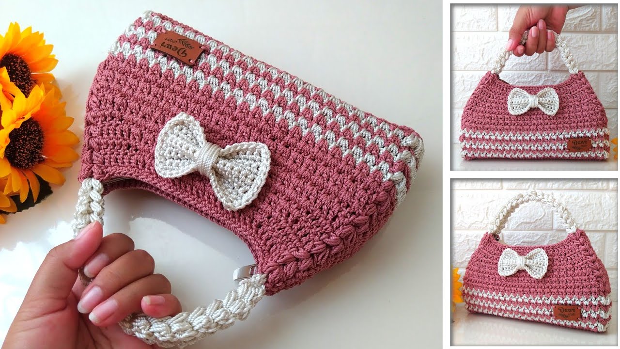 VERY CUTE & BEAUTIFUL CROCHET HANDBAG - LATEST CROCHET BAG - YouTube