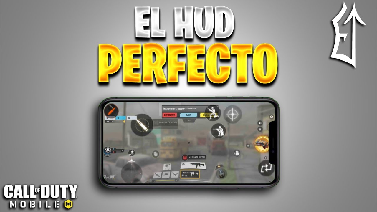😎EL MEJOR HUD PARA 4 Y 3 DEDOS EN COD MOBILE ️ |ELTADEUX CODM ...