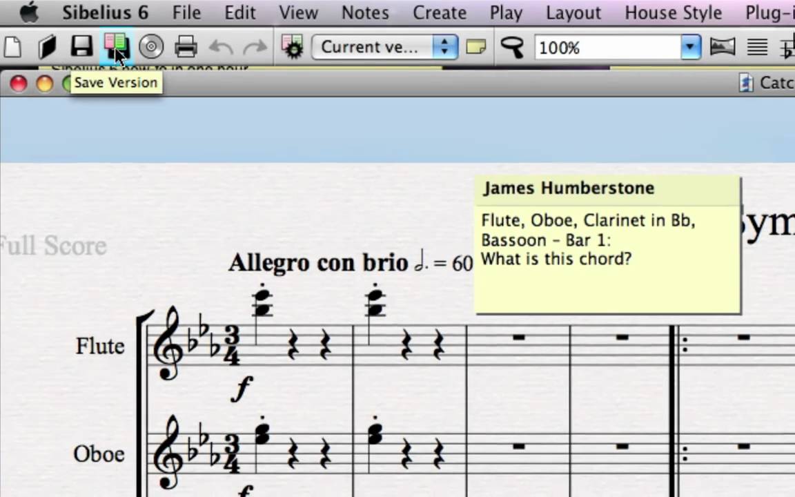 Learn Sibelius 6 in 1 Hour - Lesson 11, Versions - YouTube