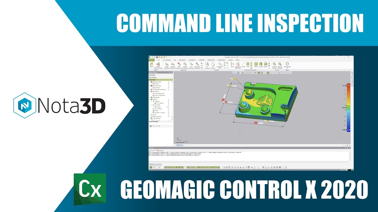 Command Line Inspection Updates in Geomagic Control X - YouTube