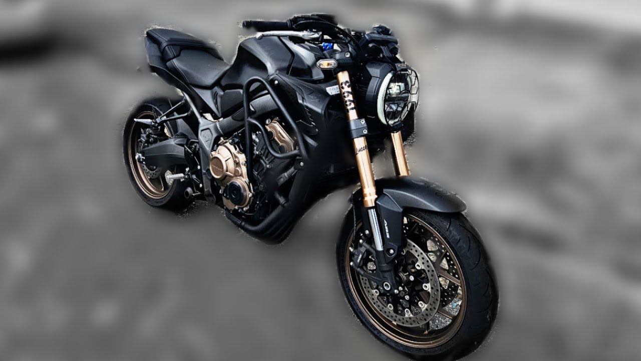 CB 650R Custom - INSTALEI NOVOS ACESSÓRIOS NO VENOM ! - YouTube