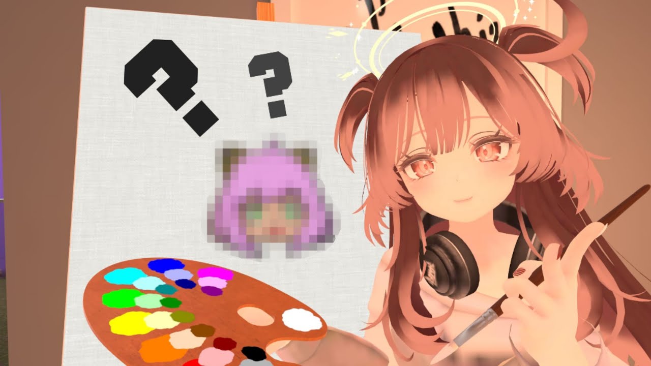 ASMR Drawing with Brush Sounds | Anime Characters (Part 3) [VrChat ...