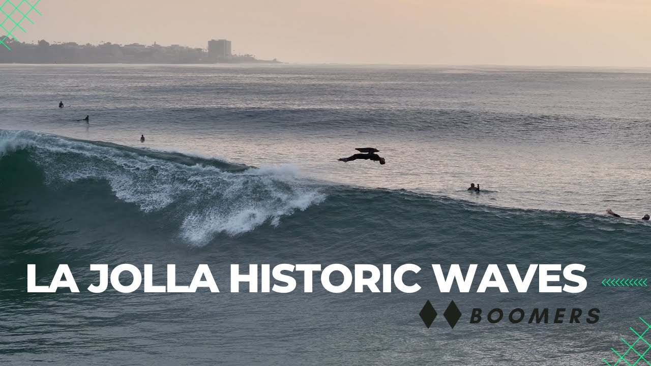 HUGE WAVES LA JOLLA COVE BOOMERS BOOMING DEC 30 - YouTube