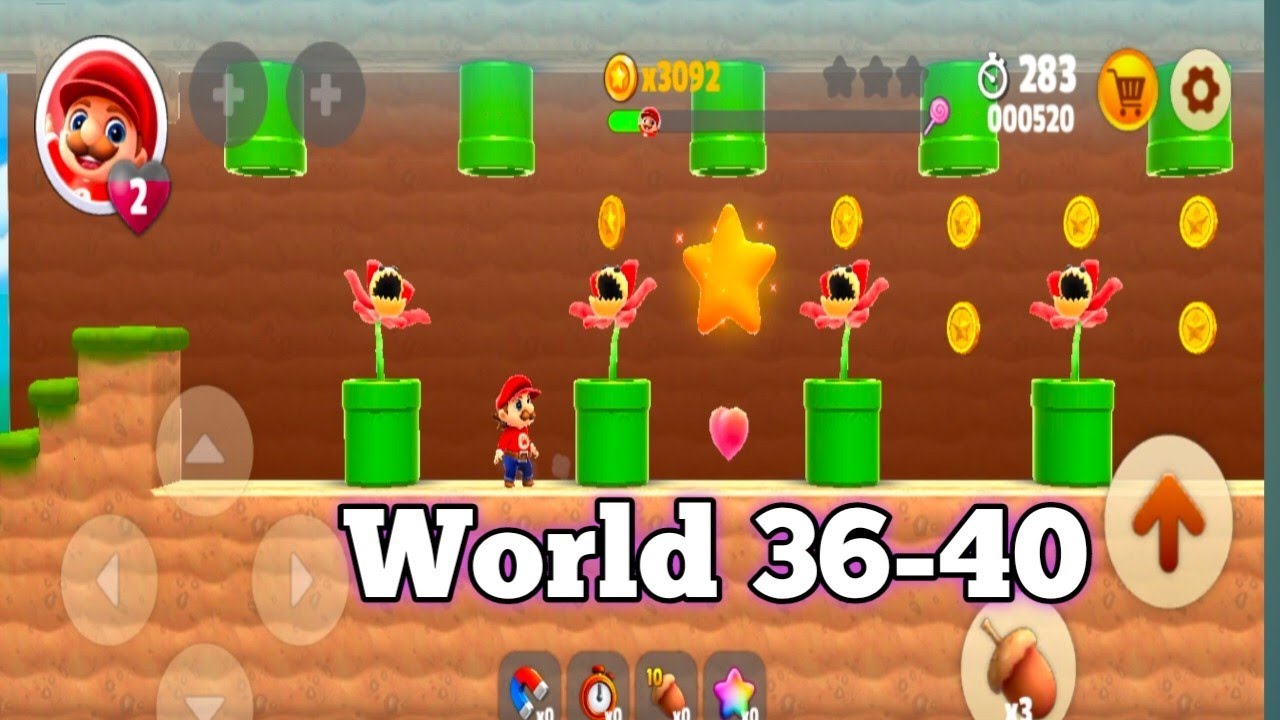 Super Run World Gameplay Level 36,37,38,39,40 #runworldgameplay - YouTube