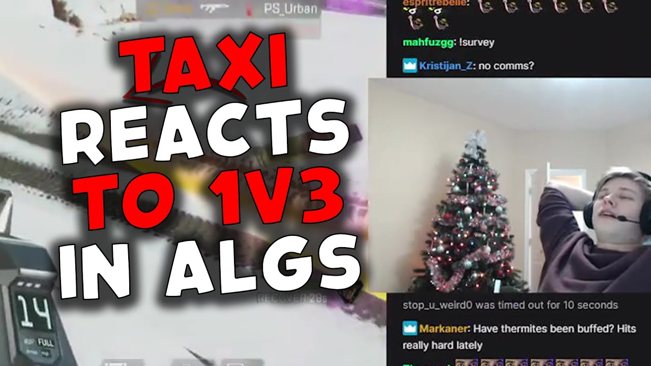 Taxi2g Reacts to INSANE 1v3 in ALGS Lan Pro League - YouTube