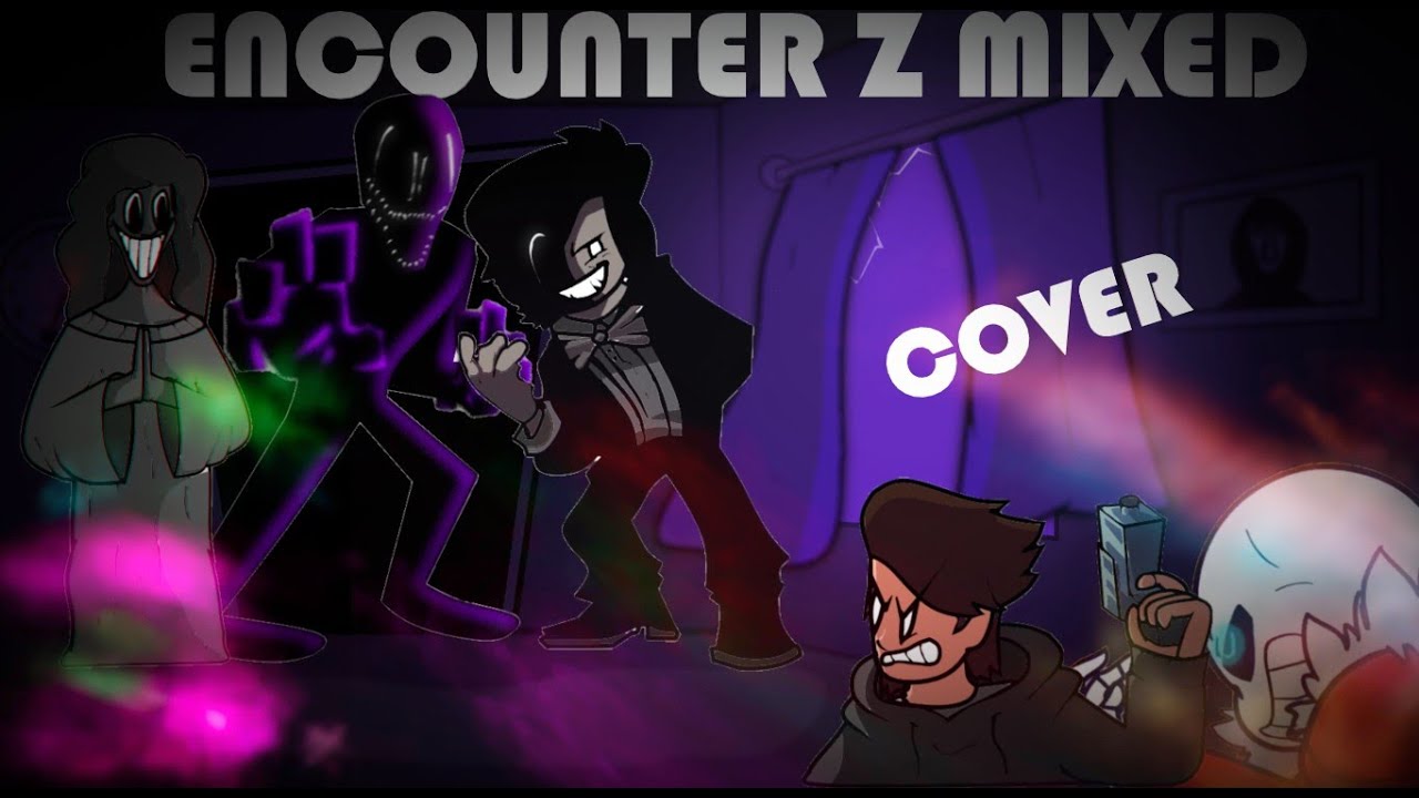 FNF ENCOUNTER Z MIXED BUT SANSGAMER2345 SINGS WITH MARK - YouTube