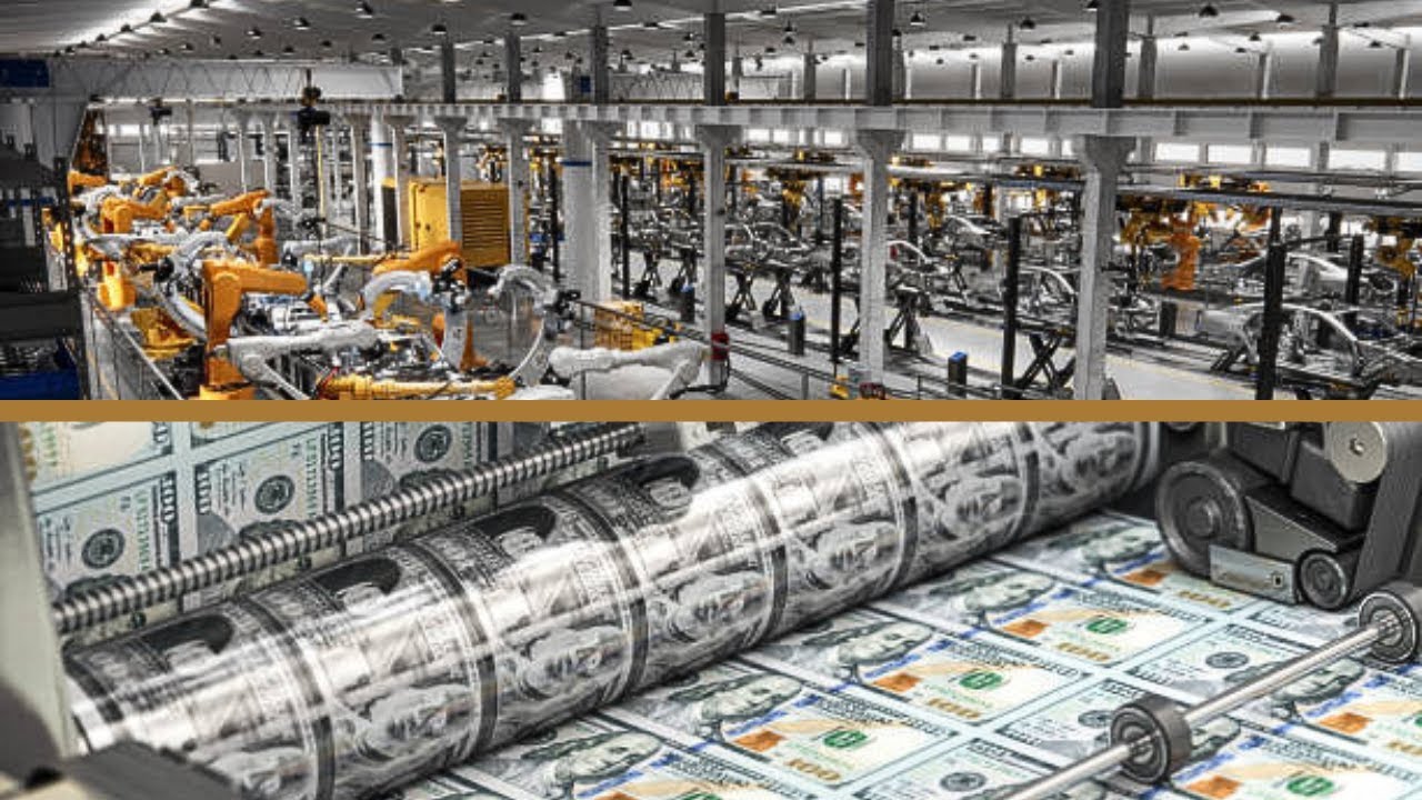 Paper MONEY manufacturing PROCESS inside a large factory - YouTube