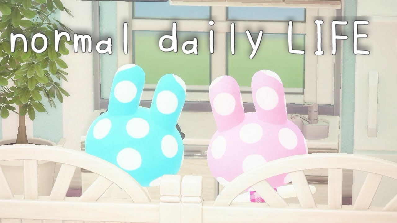 【normal daily life】 チヌ＆ソワ姉妹の日常【あつ森】 - YouTube
