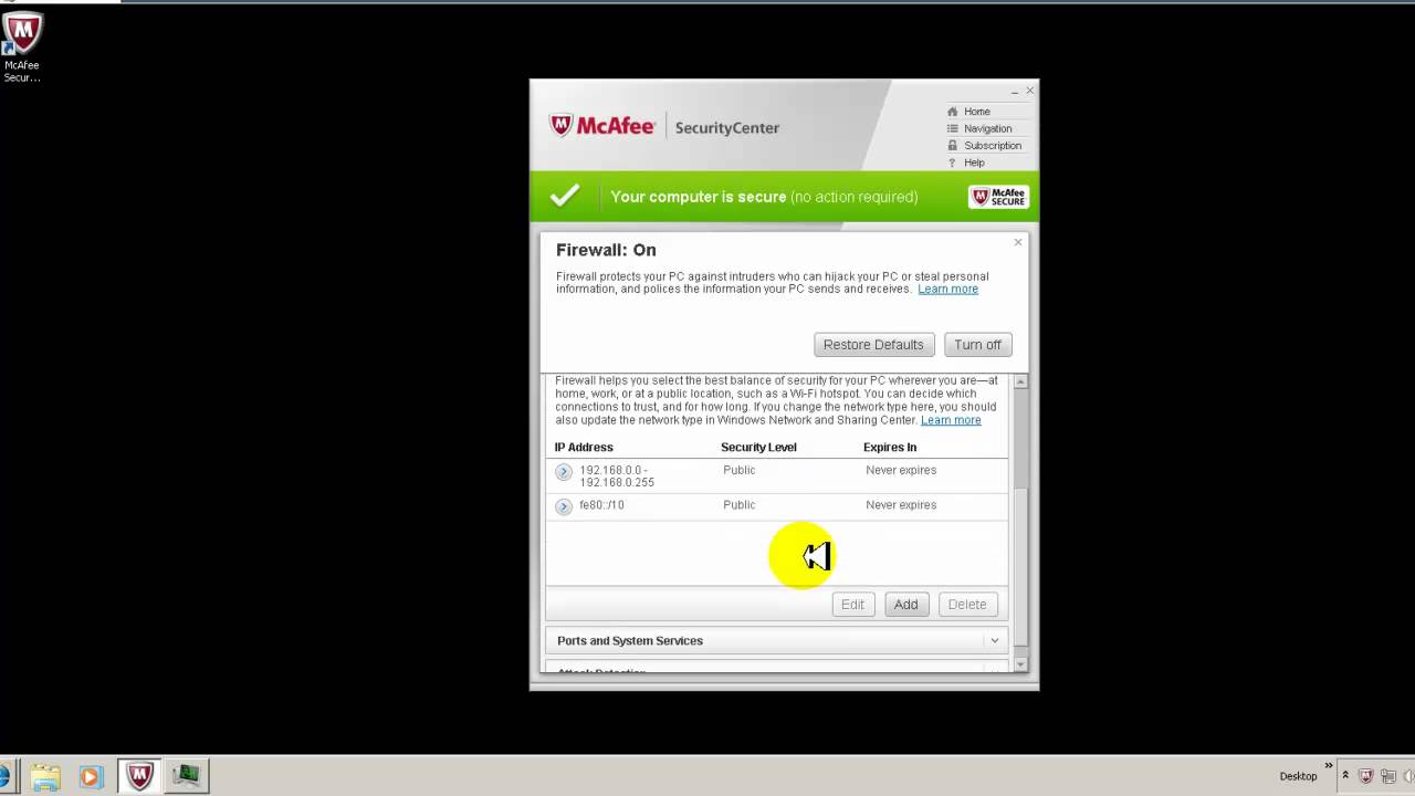 McAfee Security Center 4.5 BETA - Part 1 - Overview - YouTube