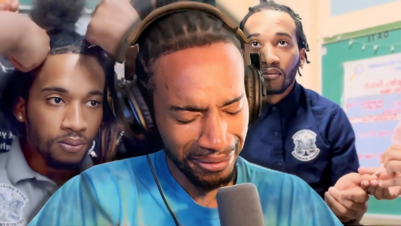 Teacher cries after getting fired for letting students play in his hair ...