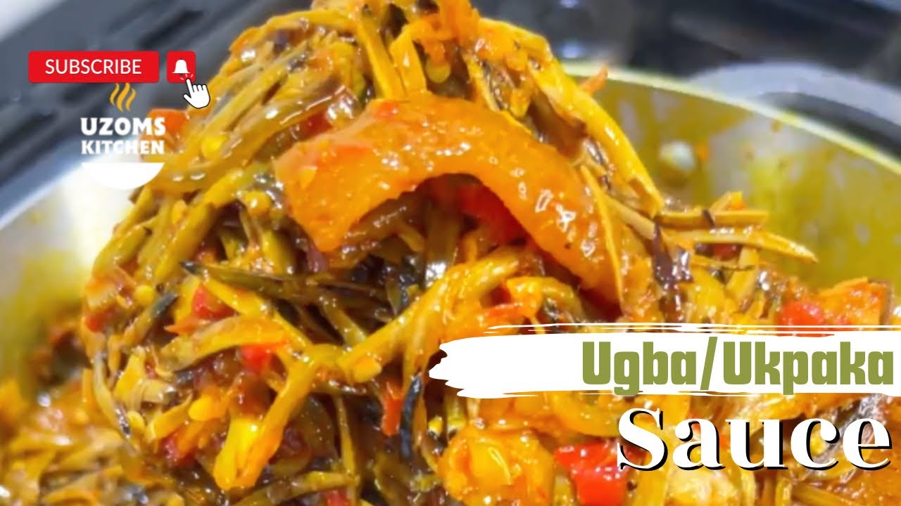 HOW TO PREPARE LOCAL UGBA / UKPAKA SAUCE WITH SPECIAL YAM / UZOMS ...