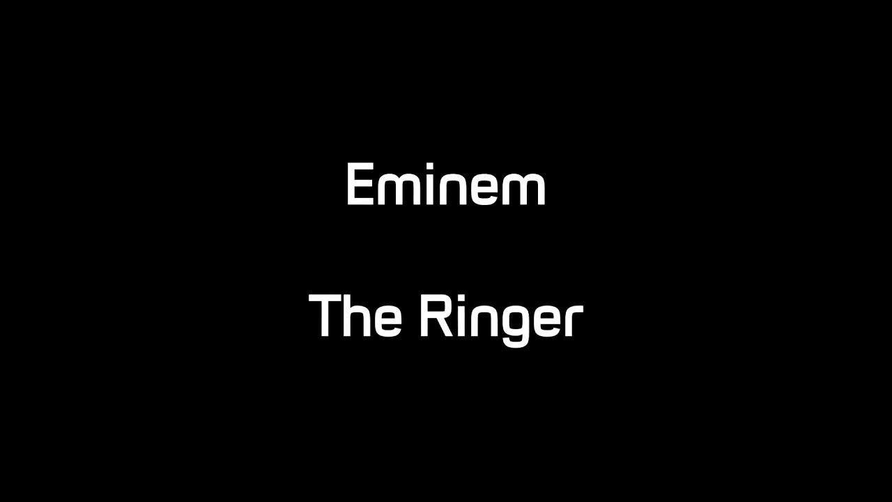 Eminem - The Ringer (Lyrics) - YouTube