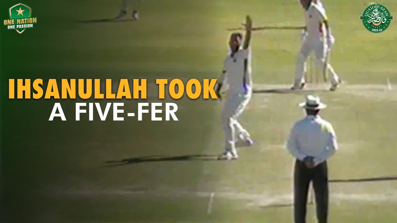 Ihsanullah took a five-fer to limit Northern's first-innings lead to 74 ...