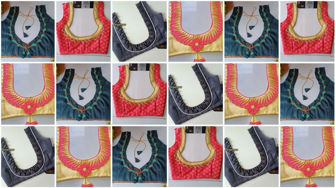 Latest Blouse Back Design 2025/Blouse Designs New Model/Blouse Back ...