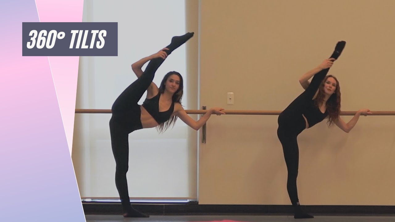 360° tilts // Stretching for splits - advanced - YouTube