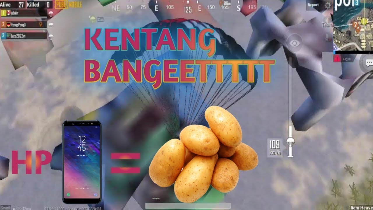 5 HAL HP KALIAN DISEBUT HP KENTANG POTATO !!! PUBG MOBILE INDONESIA ...