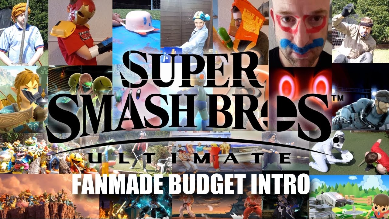 Super Smash Bros Ultimate Handmade Budget Intro - YouTube