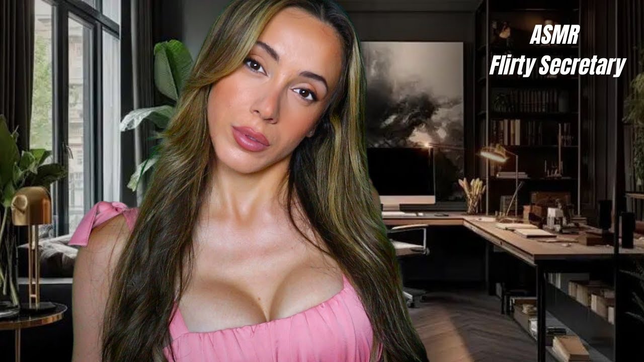 ASMR Flirty Secretary Wants You | soft spoken + keyboard typing - YouTube