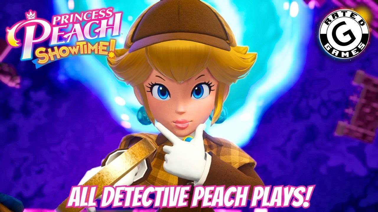 ALL Detective Peach Plays 🕵️‍♀️ Princess Peach Showtime! 🕵️‍♀️ - YouTube
