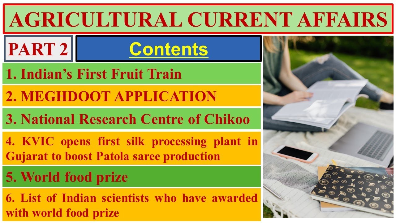 AGRICULTURAL CURRENT AFFAIRS - 2020 (Part-2) || By AgriWarrior - YouTube